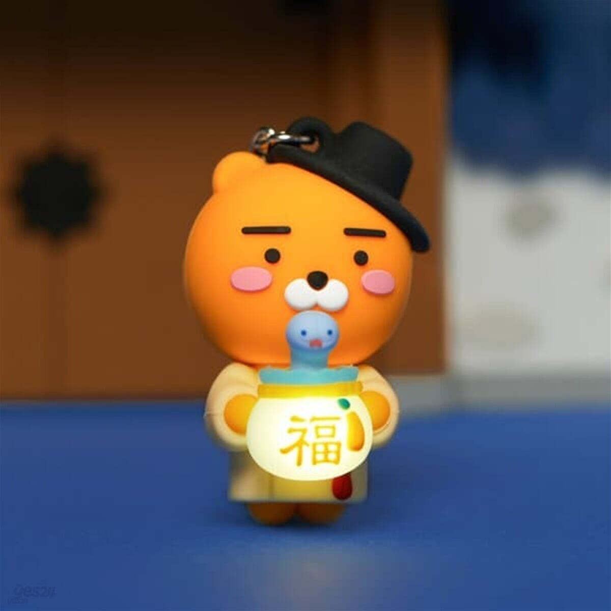 푸른뱀 복주머니 LED 키링_라이언 - 예스24