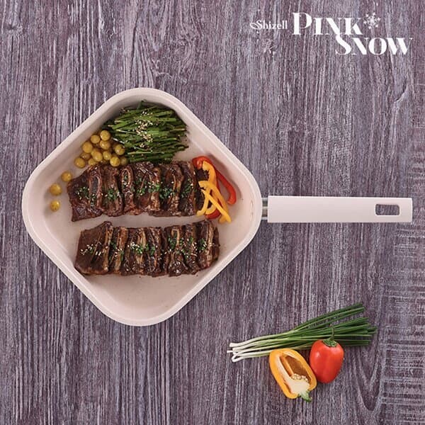 [Shizell] 쉬젤 핑크스노우 IH 엣지스퀘어팬 29cm - 예스24