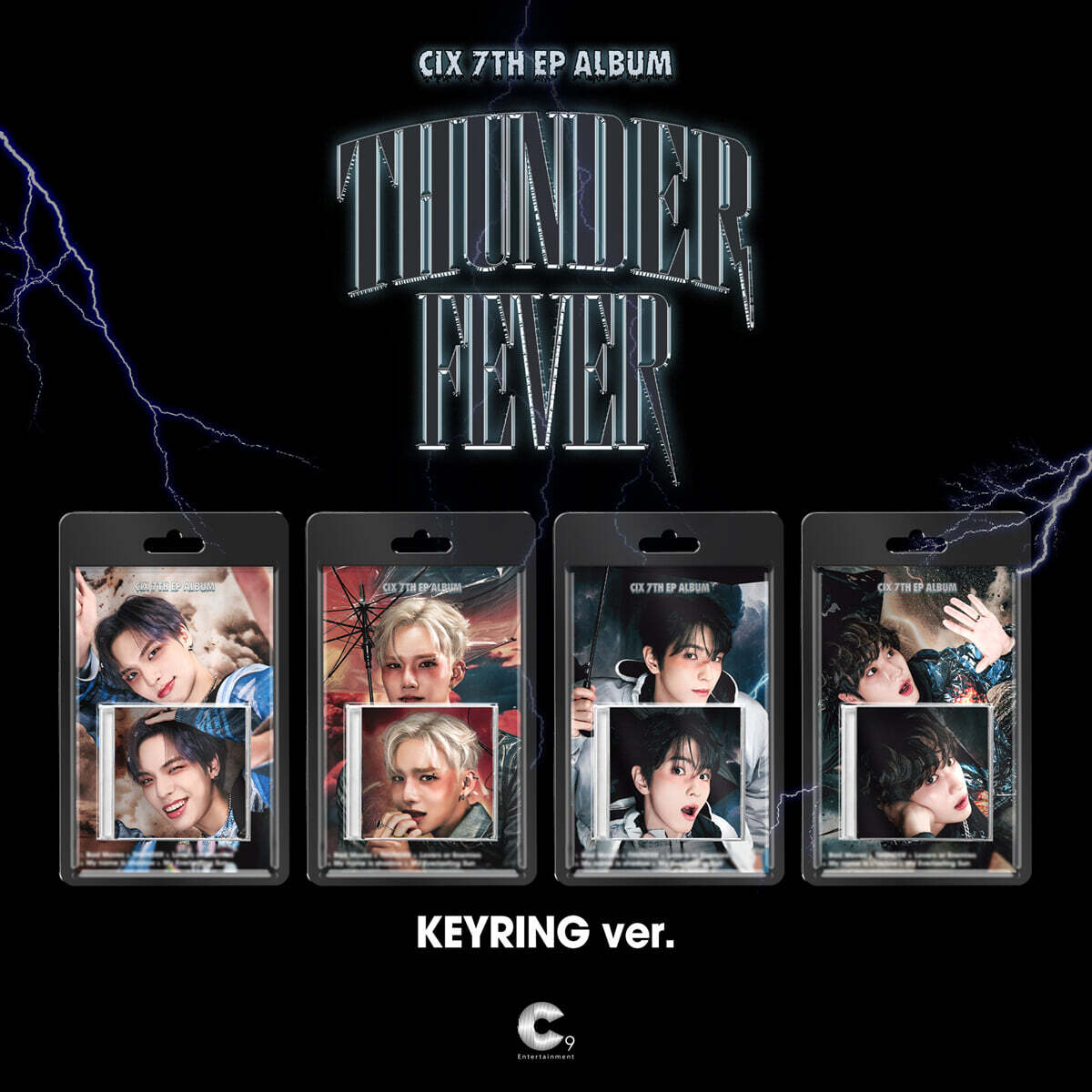 씨아이엑스 (CIX) - 미니앨범 7집 : THUNDER FEVER [Keyring Album][4종 중 1종 랜덤발송] - 예스24