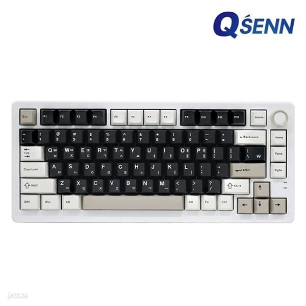 QSENN Q75 가스켓 유무선 기계식 크림치즈 (저소음 바다소금축) - 예스24