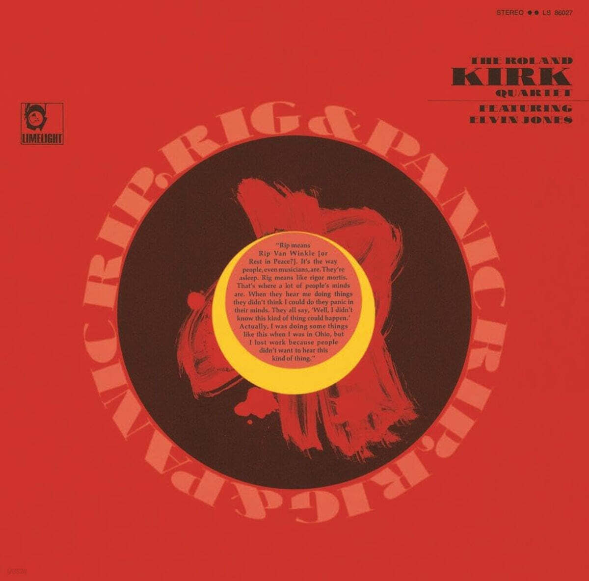 Roland Kirk Quartet (롤랜드 커크 쿼텟) - Rip Rig and Panic - 예스24