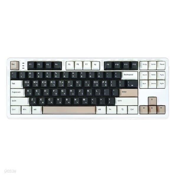 QSENN Q87 PBT 유무선 기계식 크림치즈 (크림치즈축) - 예스24