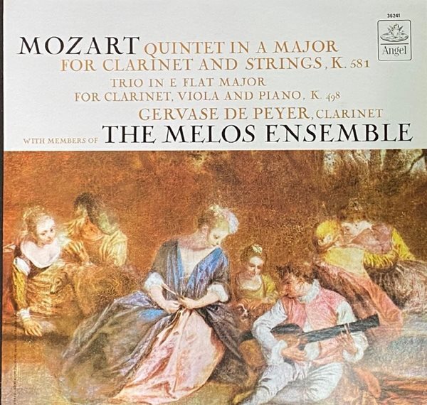 [중고샵] [LP] 멜로스 앙상블 - Melos Ensemble - Mozart Quintet In A Major For ...