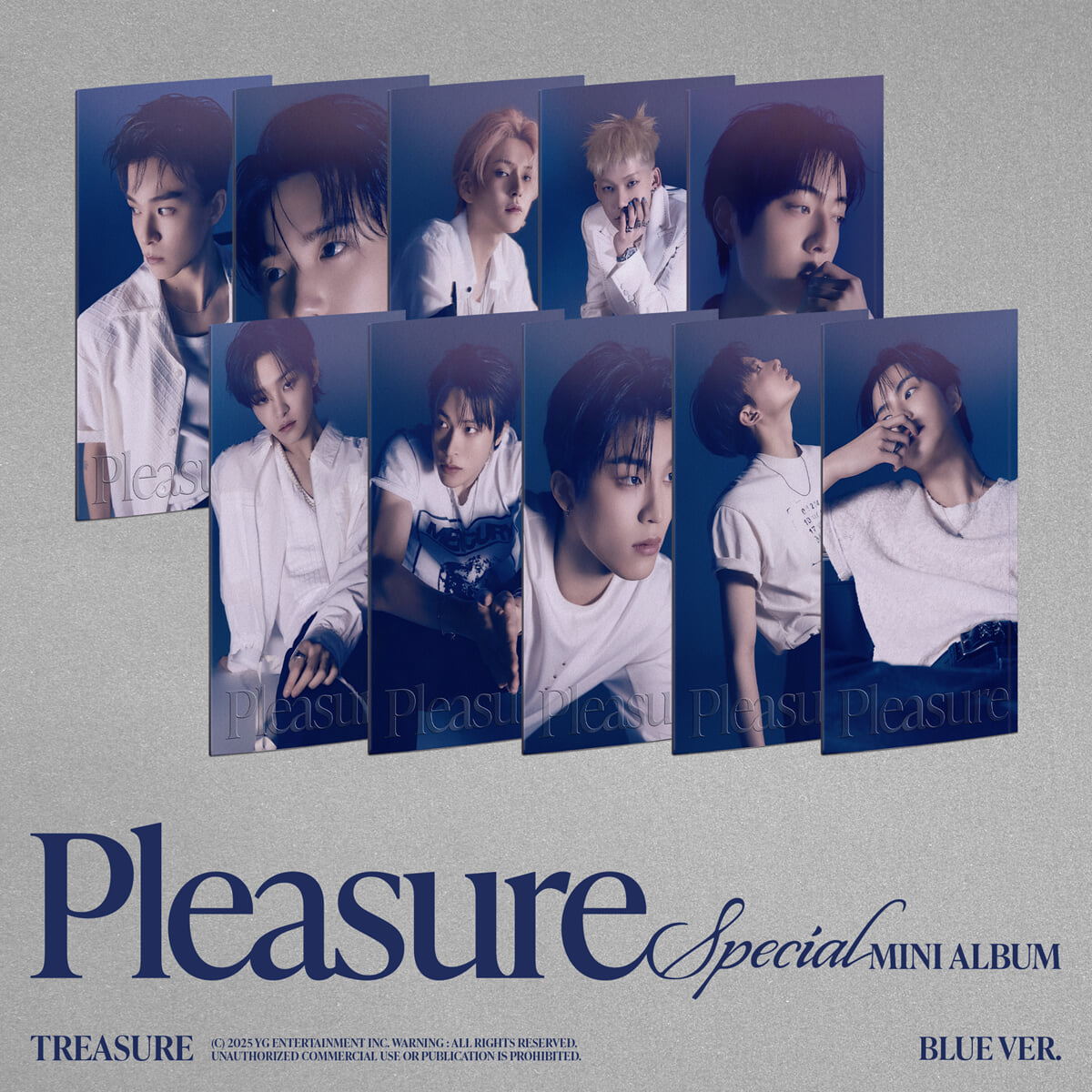 TREASURE (트레저) - TREASURE SPECIAL MINI ALBUM [PLEASURE] [BLUE VER ...