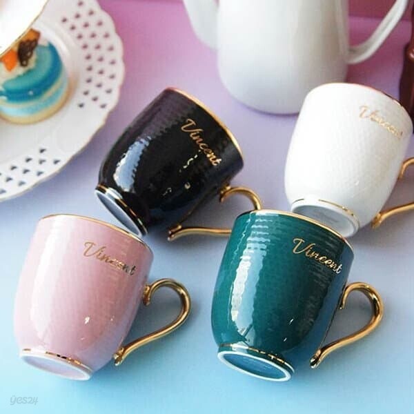 [HEIM] 뉴 빈센트 골드림 머그 2P세트 4color - 예스24
