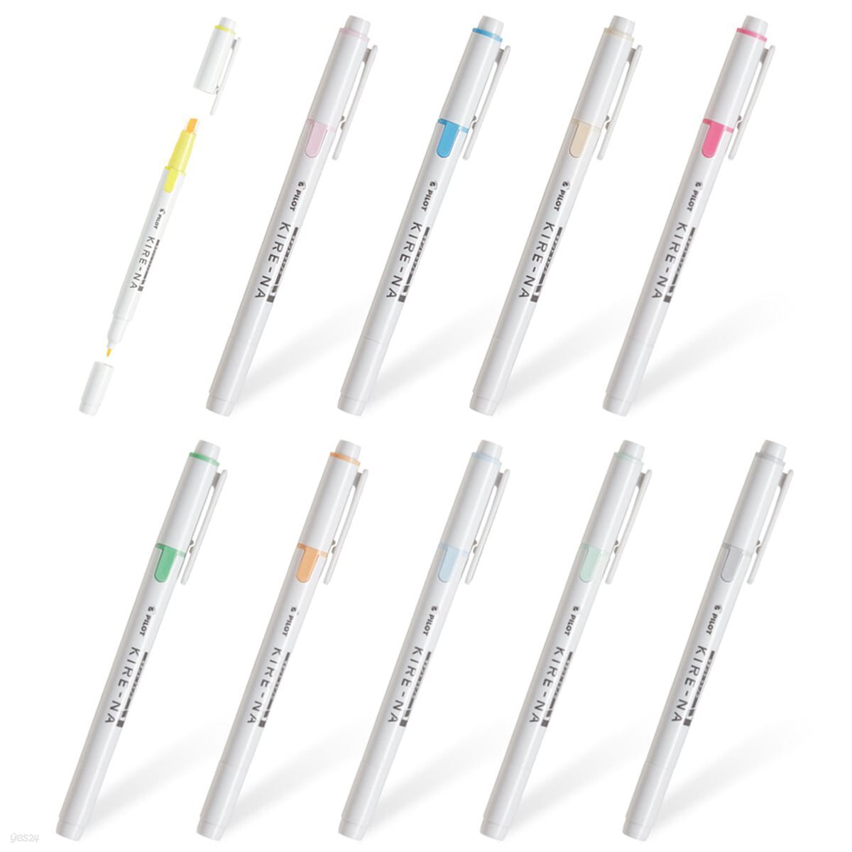 [알앤비]파이롯트 키레나 트윈 양면 형광펜 SKIW-1 - 예스24