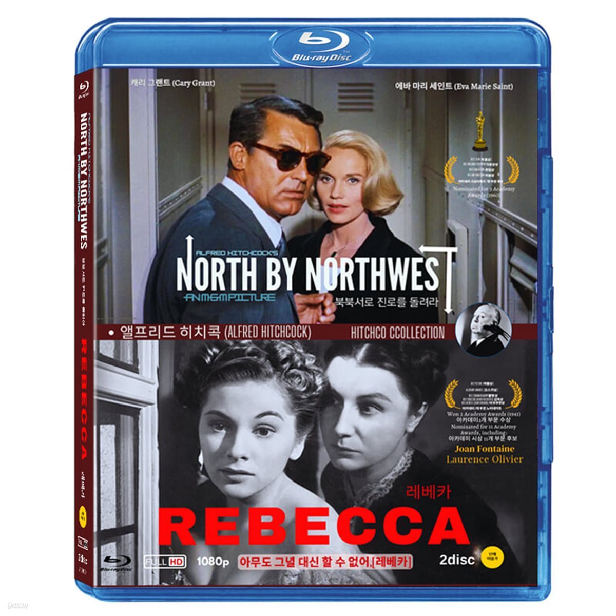 [BD] 레베카 + 북북서로 진로를 돌려라 2DISC - 예스24
