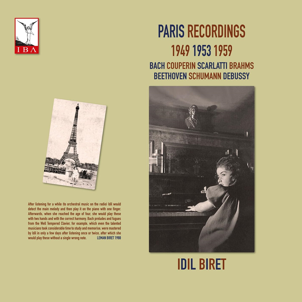 Idil Biret 이딜 비렛 파리 레코딩 (Paris Recordings - 1949, 1953, 1959) [LP ...