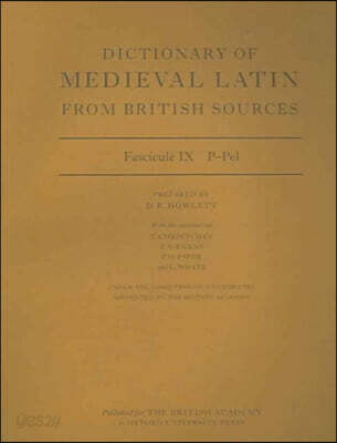 Dictionary of Medieval Latin from British Sources - 예스24