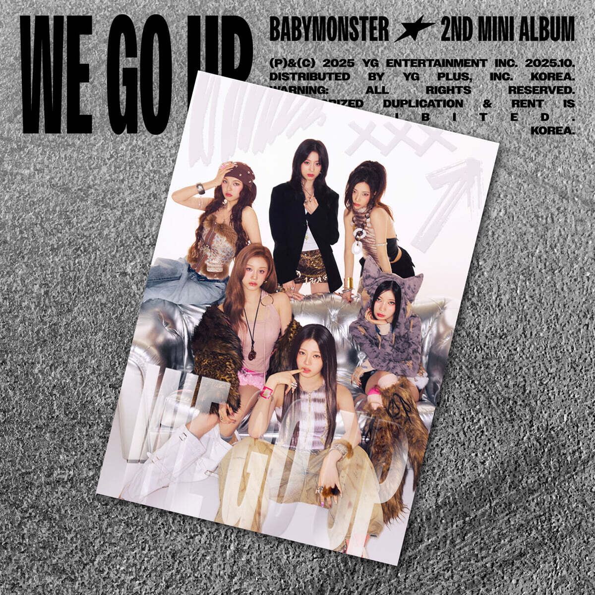 베이비몬스터 (BABYMONSTER) - 2nd MINI ALBUM [WE GO UP] POSTCARD Ver. | 베이비몬스터 | YGPLUS - 예스24