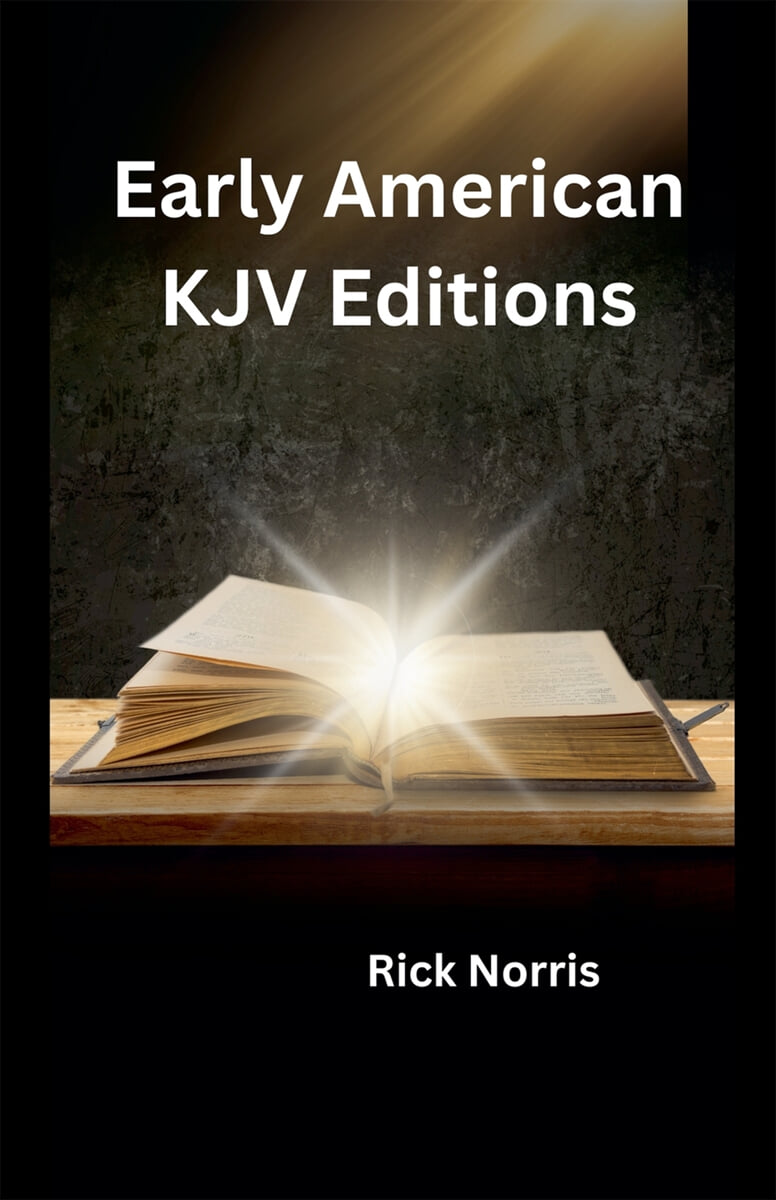 Early American KJV Editions | Rick Norris | Rick Norris - 예스24
