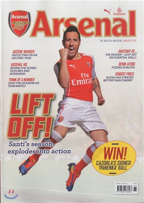 Arsenal, The Official Magazine (월간) : 2015년 01월 - 예스24