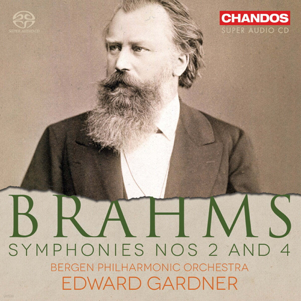 Edward Gardner 브람스: 교향곡 2번 & 4번 (Brahms: Symphonies 2 & 4) [SACD Hybrid ...