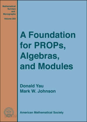 A Foundation for Props, Algebras, and Modules - 예스24