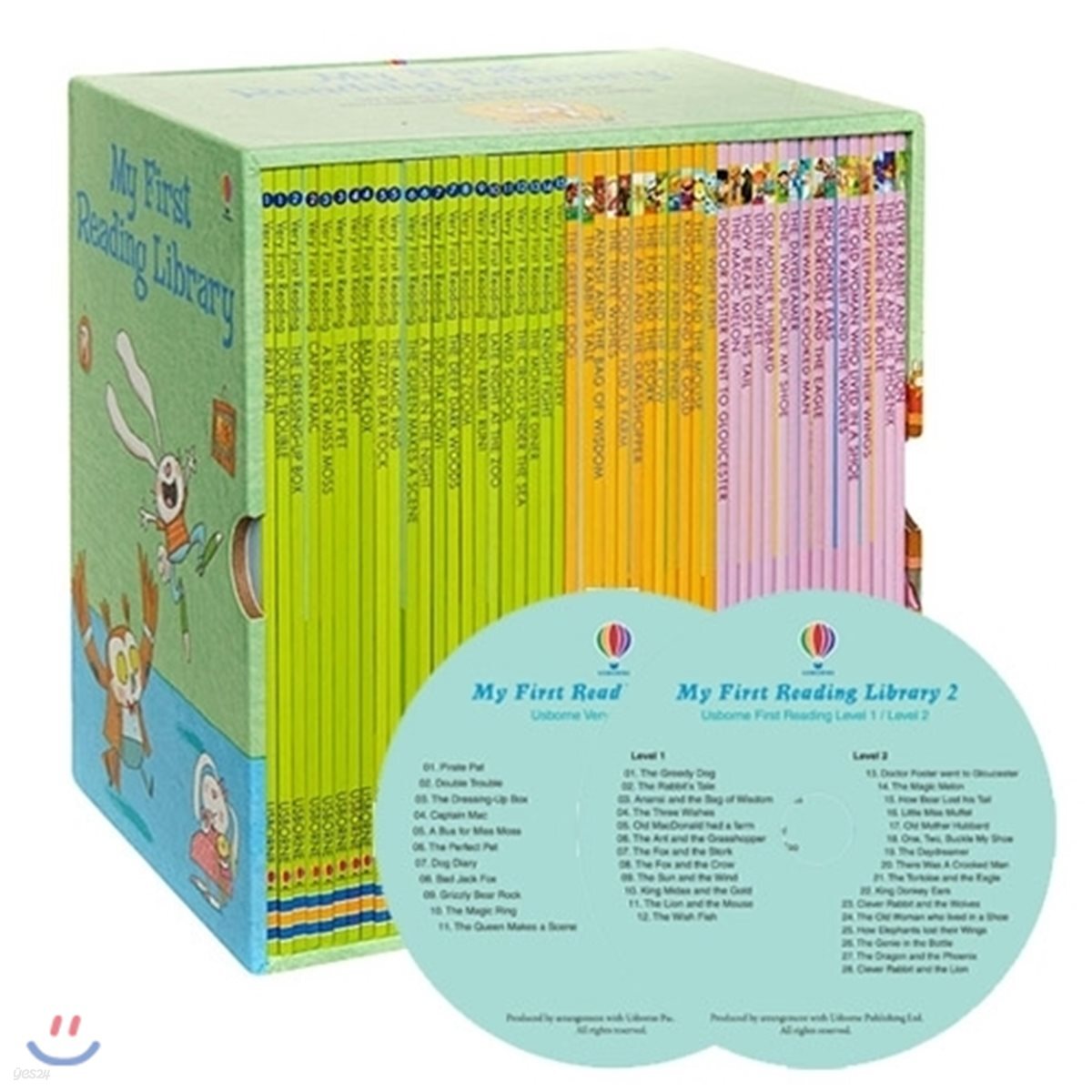[어스본 리딩 1단계] Usborne My First Reading Library 50권 세트 (Book & CD) - 예스24