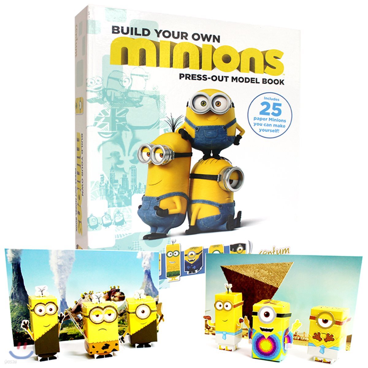 Build Your Own Minions Press-Out Model Book 미니언즈 페이퍼 토이 만들기 책 - YES24