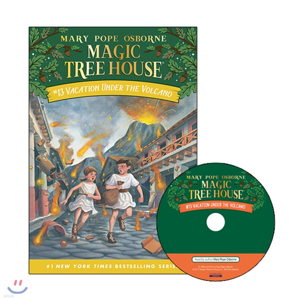 Magic Tree House #13 : Vacation Under the Volcano (Book + CD) - 예스24
