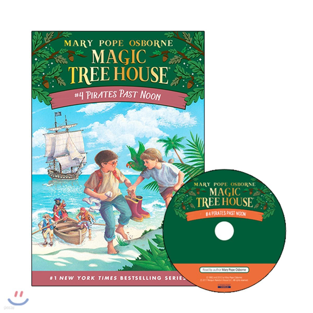 Magic Tree House #4 : Pirates Past Noon (Book + CD) - YES24