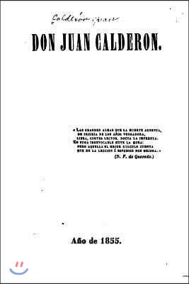 Don Juan Calder?n (1855) - 예스24