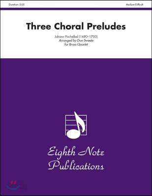 Three Choral Preludes: Score & Parts - 예스24