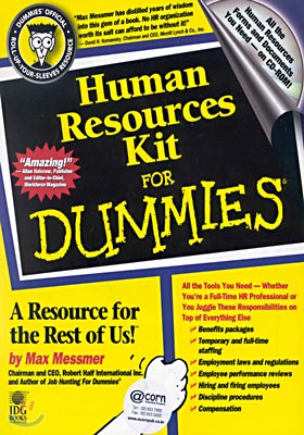 Human Resources Kit For Dummies - 예스24