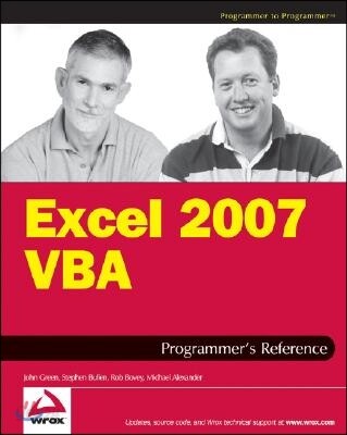 Excel 2007 Vba Programmer's Reference - 예스24