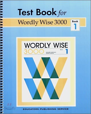 Test Book for Wordly Wise 3000 : Book 1 - 예스24