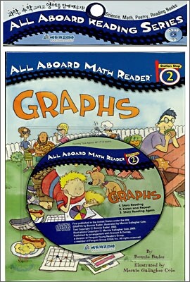 All Aboard Math Reader 2 : Graphs (Book+CD) - 예스24