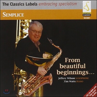 Jeffery Wilson 제프리 윌슨 색소폰 연주집 - 안톤 루빈스타인 / 차이코프스키 / 드보르작 / 멘델스존 ...
