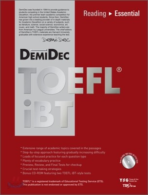 DemiDec TOEFL® iBT READING Essential - 예스24
