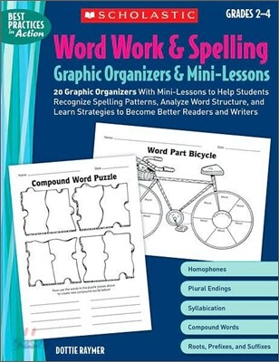 Word Work & Spelling Graphic Organizers & Mini-Lessons - 예스24