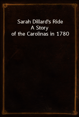 [전자책] Sarah Dillard's Ride A Story of the Carolinas in 1780 - 예스24