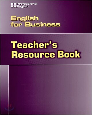 Professional English : English for Business Techer's Resource Book - 예스24