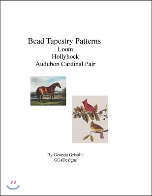 Bead Tapestry Patterns Loom Hollyhock by George Stubbs Audubon Cardinal ...