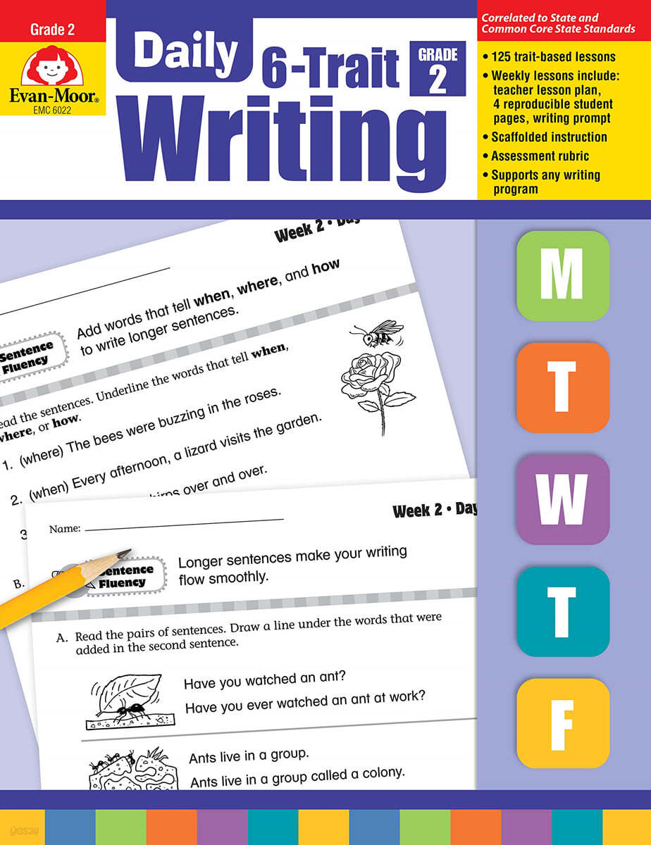 Daily 6-Trait Writing, Grade 2 Teacher Edition - 예스24