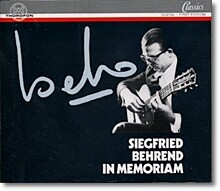 Siegfried Behrend In Memoriam - 예스24