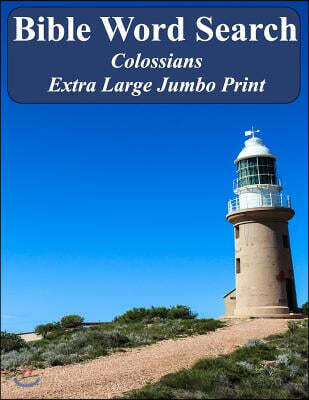 Bible Word Search Colossians: King James Version Extra Large Jumbo ...