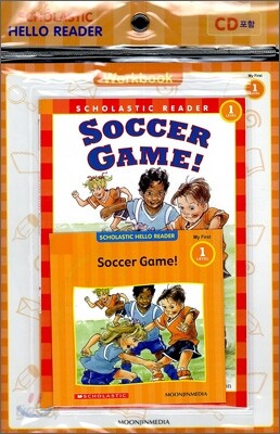 Scholastic Hello Reader Level 1-12 : Soccer Game! (Book+CD+Workbook Set ...