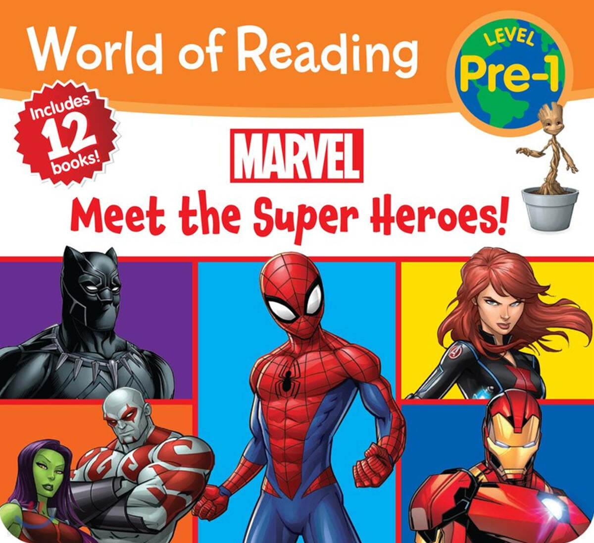 World of Reading Marvel: Meet the Super Heroes!-Pre-Level 1 Boxed Set ...