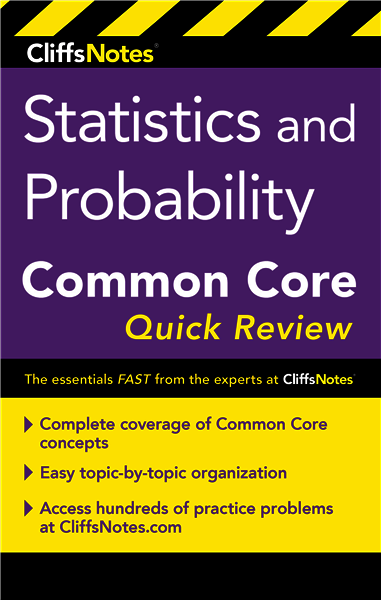[전자책] CliffsNotes Statistics and Probability Common Core Quick Review ...