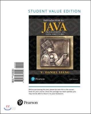 Introduction to Java Programming and Data Structures, Comprehensive Version - 예스24