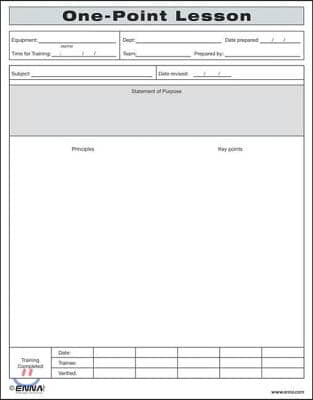 One-point Lesson Form - YES24