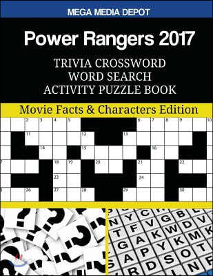 Power Rangers 2017 Trivia Crossword Word Search Activity Puzzle Book ...