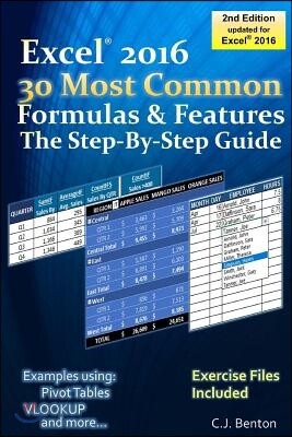 Excel 2016 The 30 Most Common Formulas & Features - The Step-By-Step ...