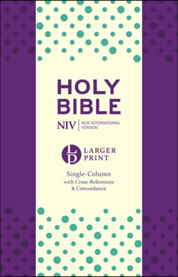 Niv Larger Print Compact Single Column Reference Bible - 예스24