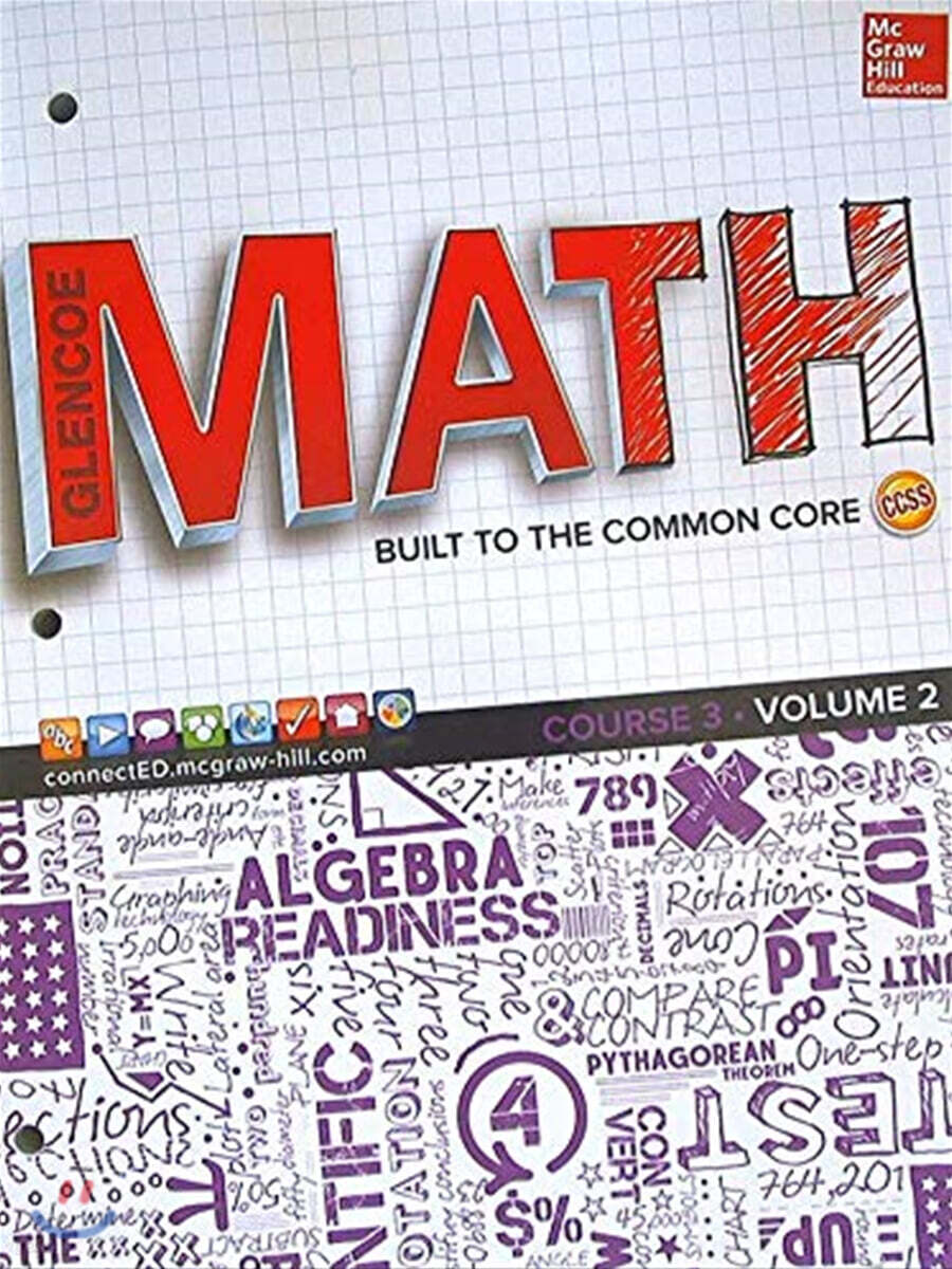 Glencoe Math Course 1 Grade 8 Volume 2 Student Edition (2015) - 예스24