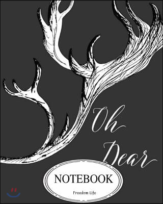 Notebook: Dot-Grid, Graph, Lined, Blank No Lined: Oh Dear: Pocket ...