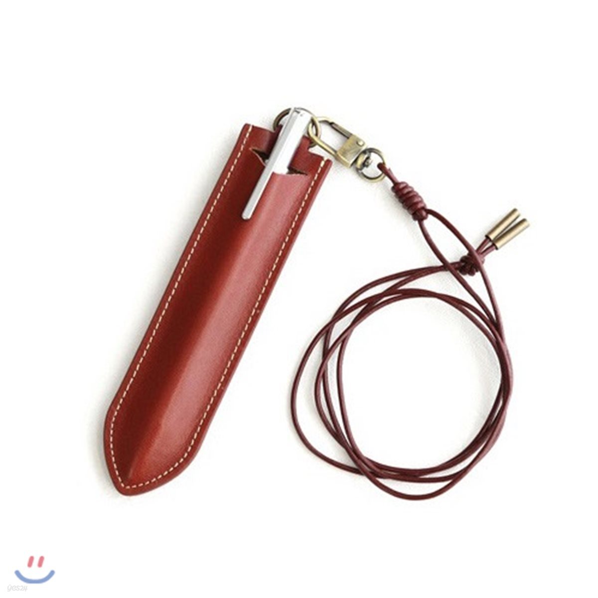 [MATT CLASSIC]목걸이 소가죽 펜파우치,펜케이스(와인브라운)P90459 - YES24