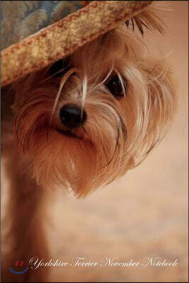Yorkshire Terrier November Notebook Yorkshire Terrier Record, Log ...