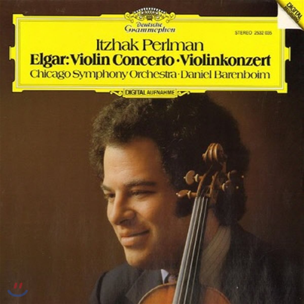 [중고] Itzhak Perlman & Daniel Barenboim / Elgar: Violin Concerto B Minor ...